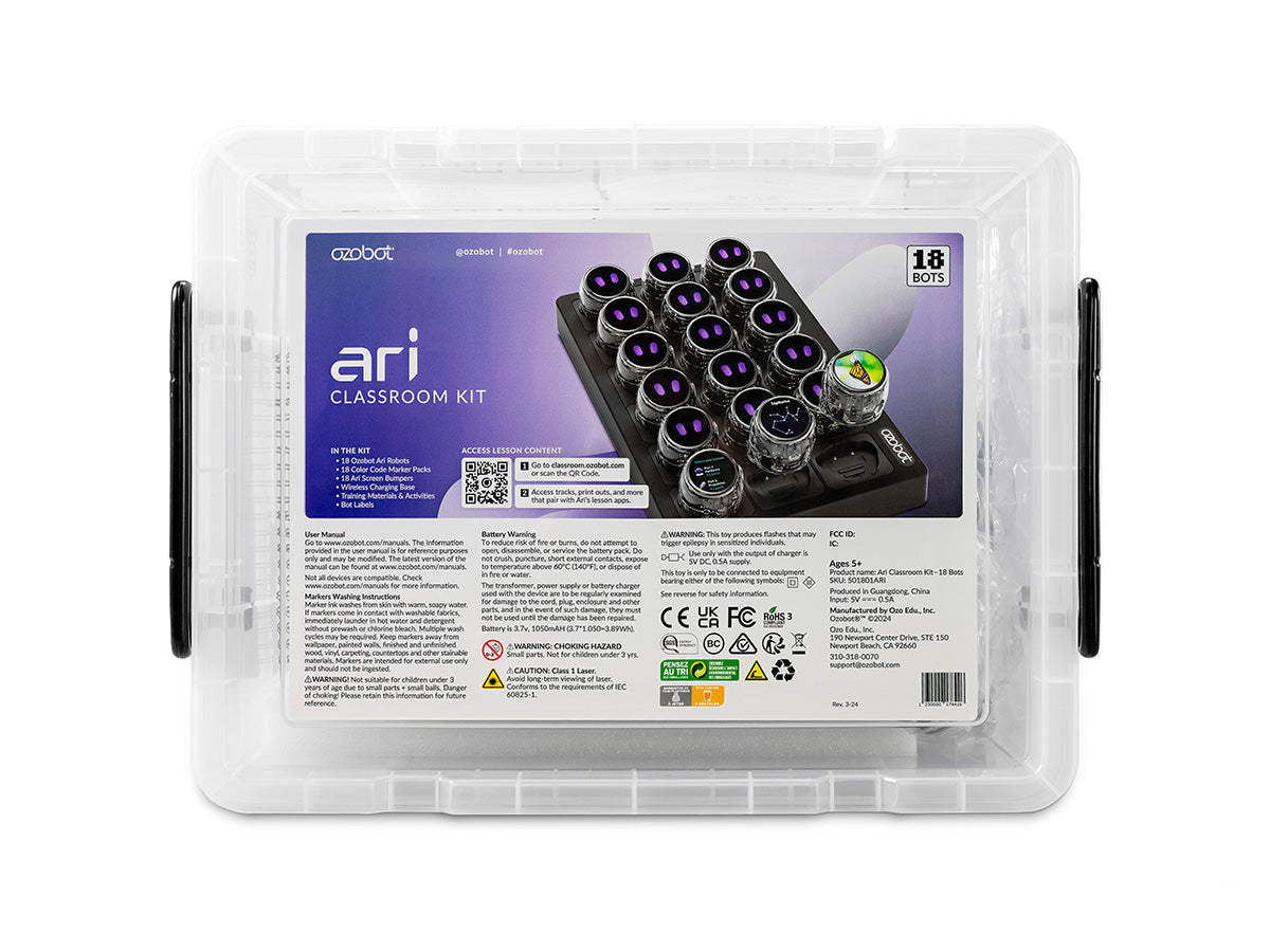 Ari Classroom Kit - 18 Bots – Maker Maven