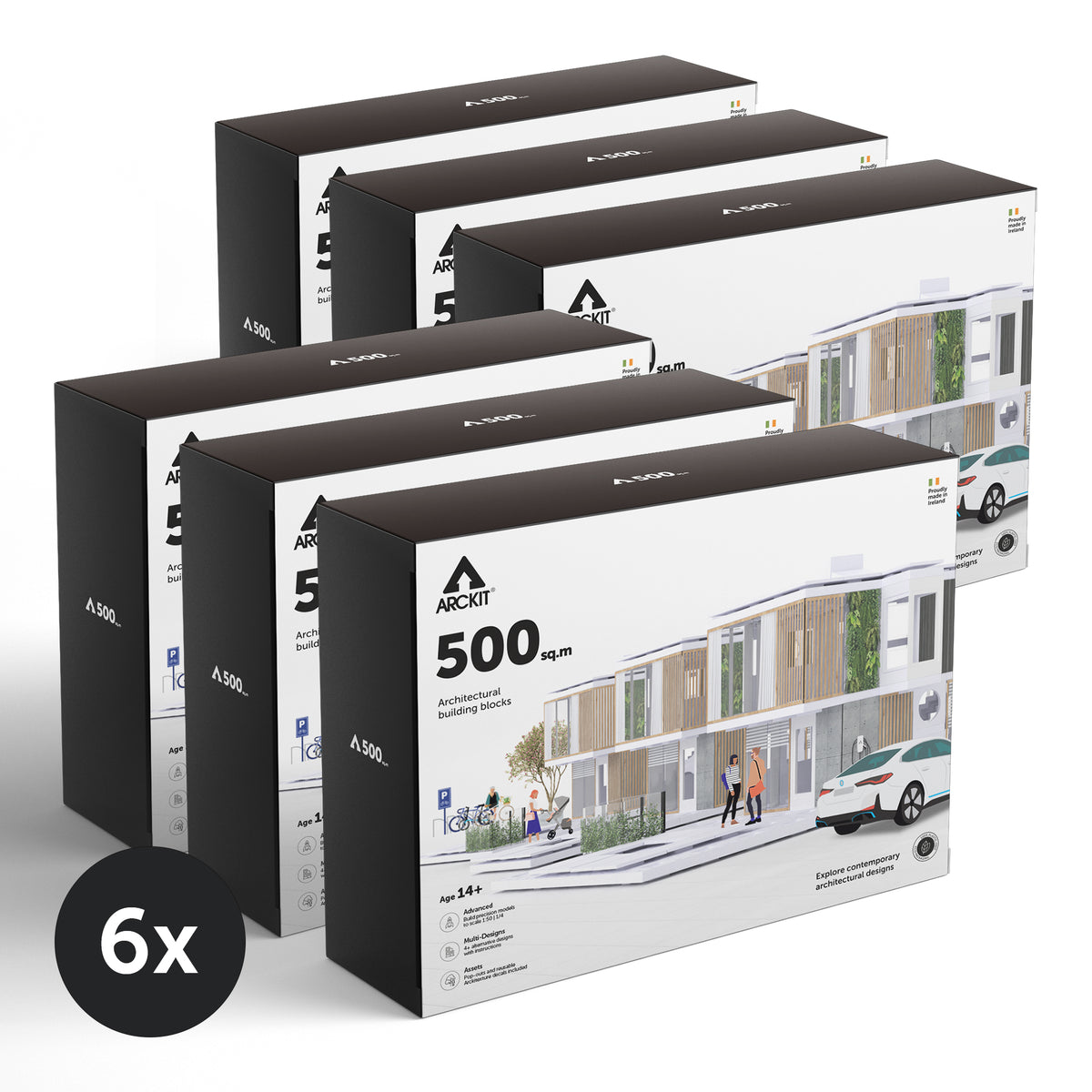 Bundle kit of 6 Arckit 500 sqm. Architectural Model Building Kits & Bu ...